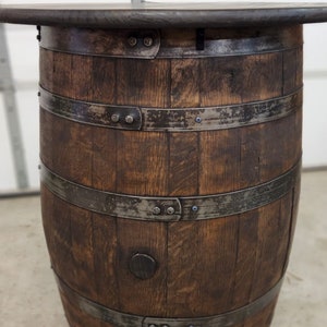 Barrel Table, Bourbon Table, Whiskey Table, Pub Table 24", 30" & 36 ...