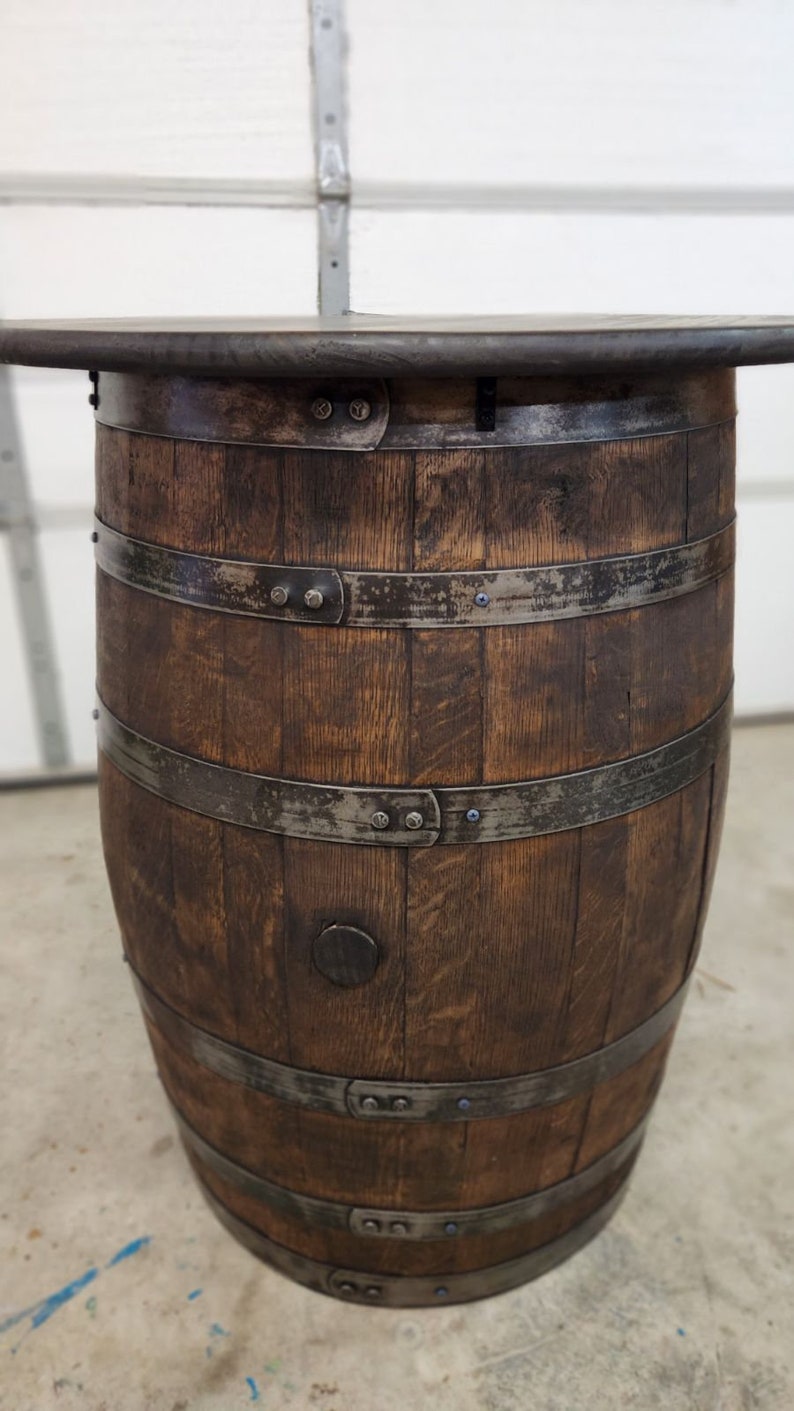 Barrel Table, Bourbon Table, Whiskey Table, Pub Table 24", 30" & 36 ...