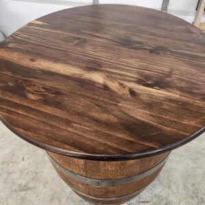 Barrel Table, Bourbon Table, Whiskey Table, Pub Table 24", 30" & 36 ...
