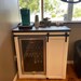 Mini Fridge Farmhouse Cabinet (medium) / Beverage Bar / Coffee Station ...