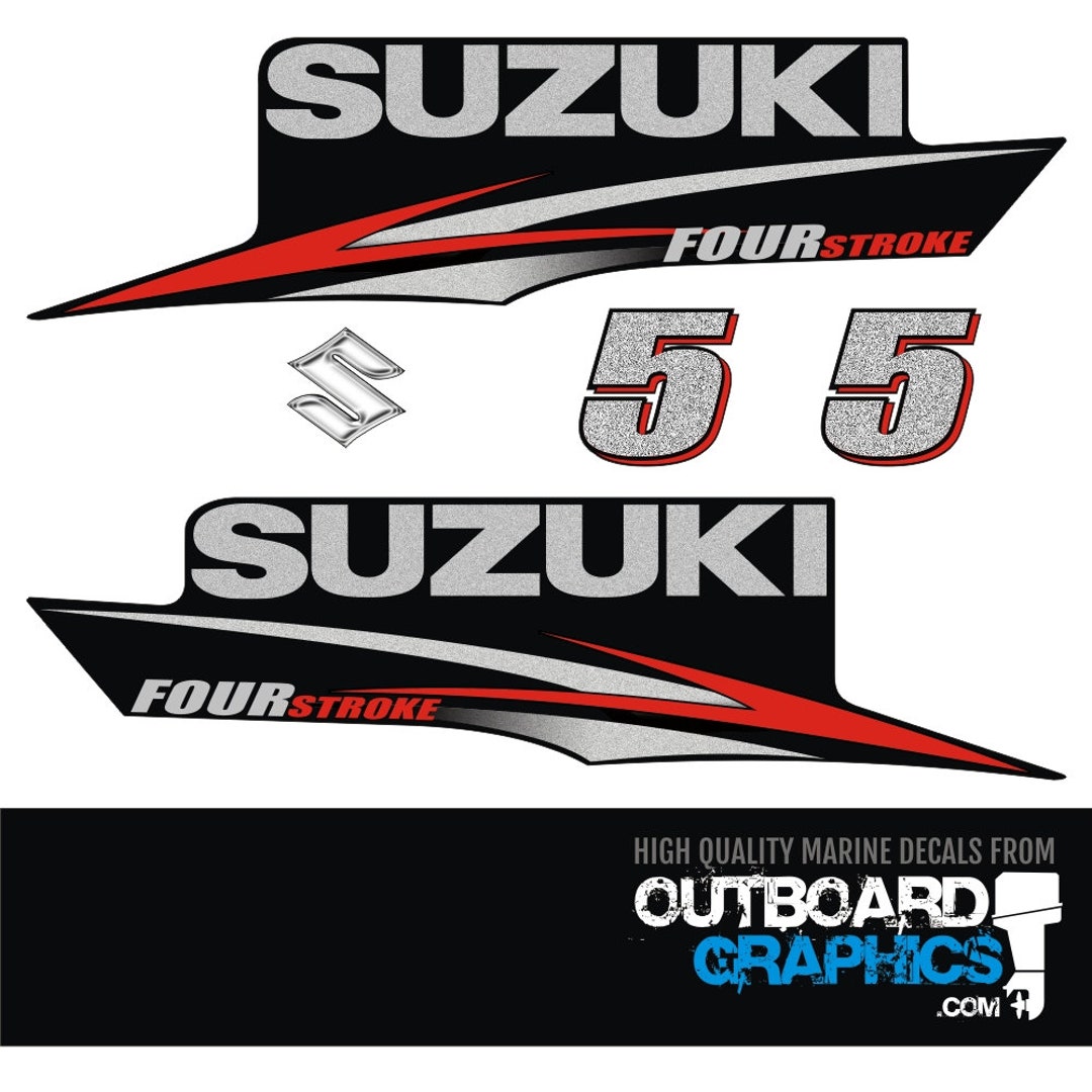 Suzuki DF5 5hp Four Stroke Outboard Engine Decals/sticker Kit - Etsy UK