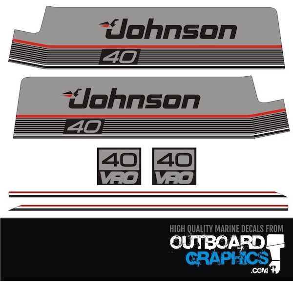 Johnson Outboard Decals - Etsy