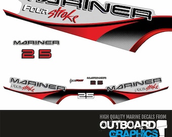 MARINER 40 Outboard Decals Et, Replica - Etsy