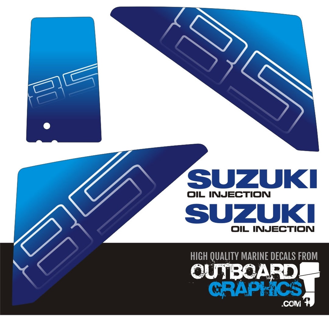 Suzuki DT85 85hp Two Stroke Outboard Engine Decals/sticker Kit - Etsy