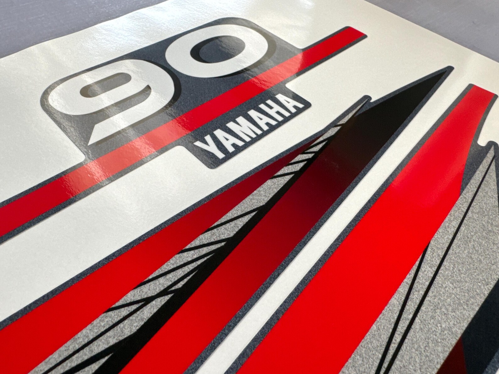 Yamaha 90HP Outboard Engine Decal Kit - Etsy