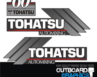 TOHATSU 50 Outboard Decal Set, Replica - Etsy