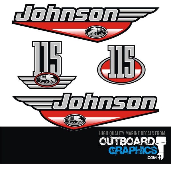 Johnson Outboard Decals - Etsy