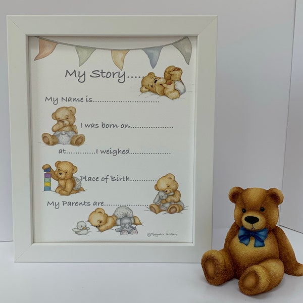 Illustrated Child's Name - Etsy