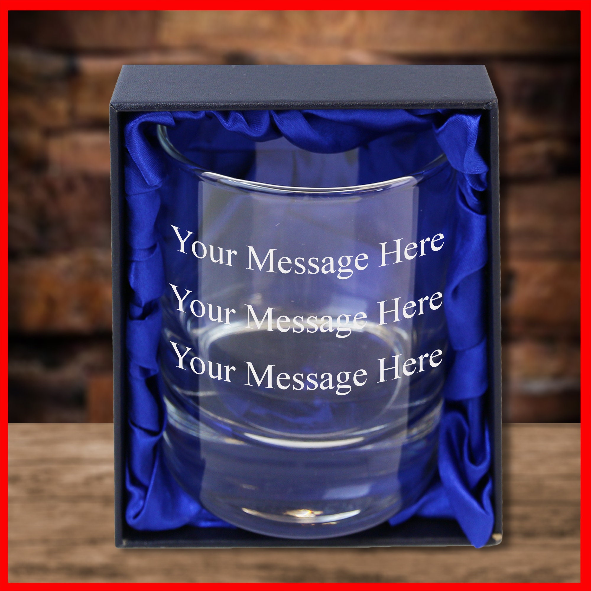 Engraved Rum Glass Personalised Vodka Whisky Rum Glass Birthday ...
