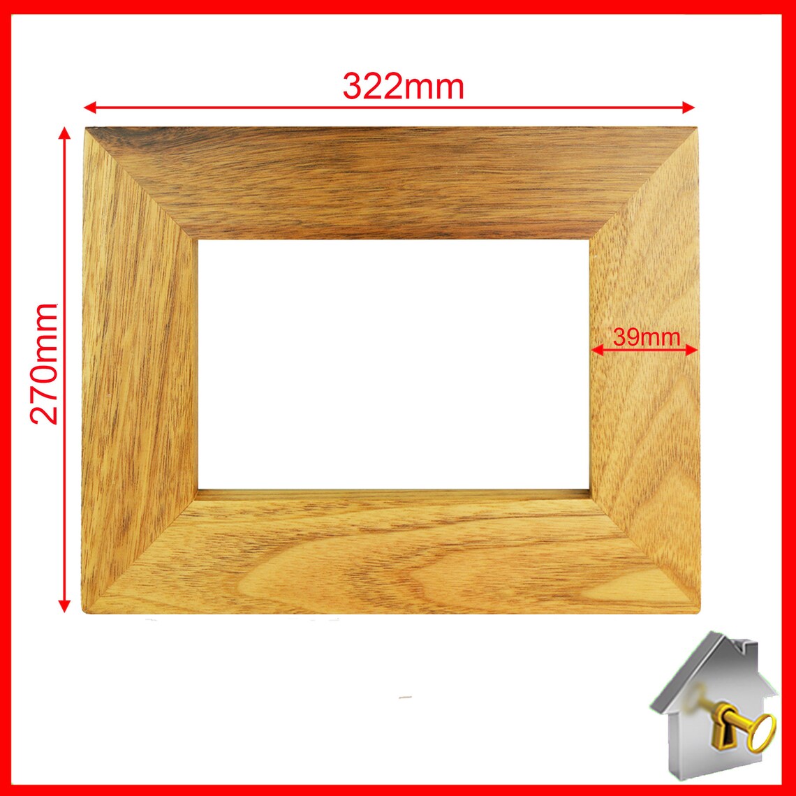 Personalised Photo Frame Oak Effect Wooden 8x10 | Etsy