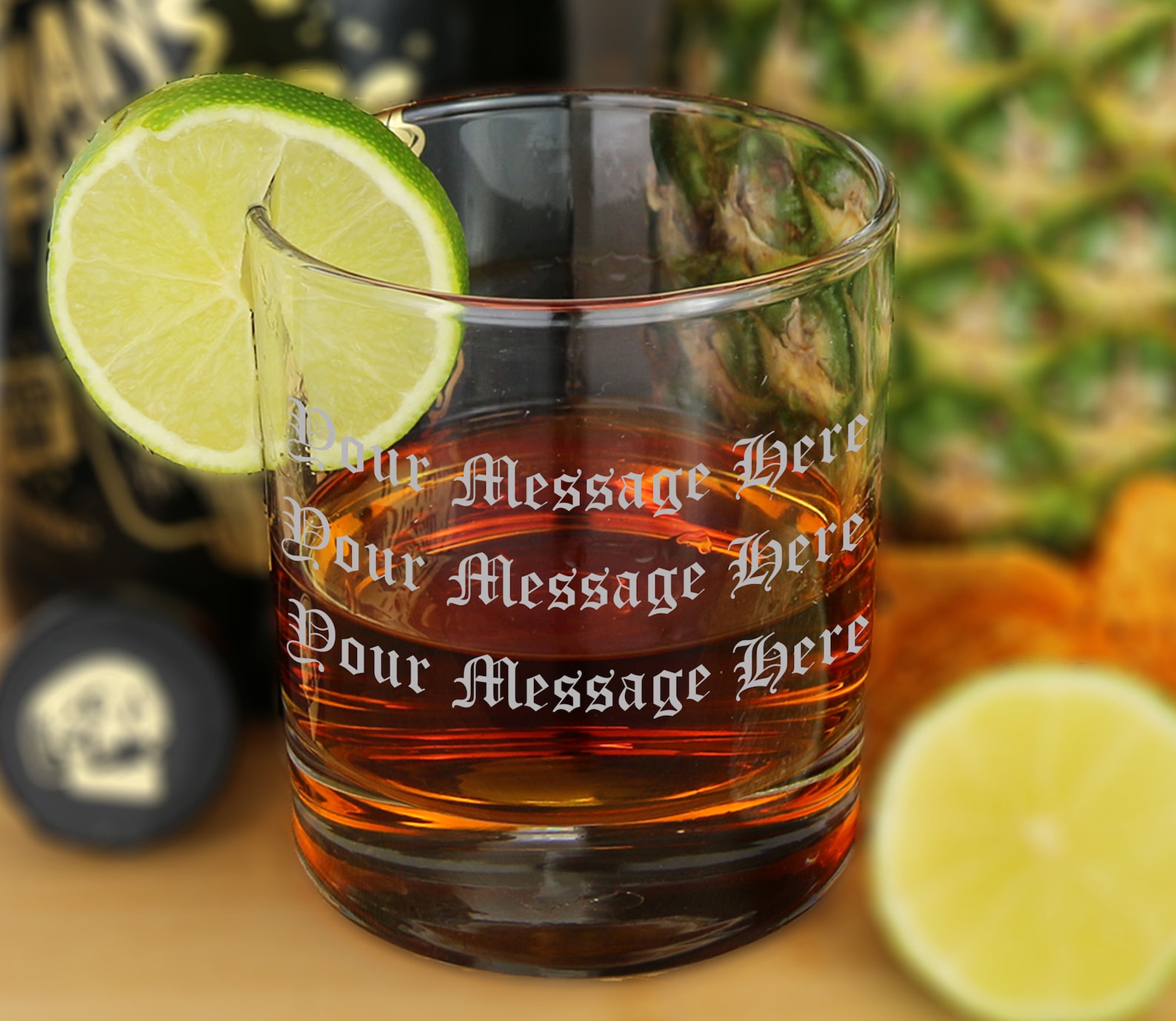 Engraved Rum Glass Personalised Vodka Whisky Rum Spirit Glass | Etsy