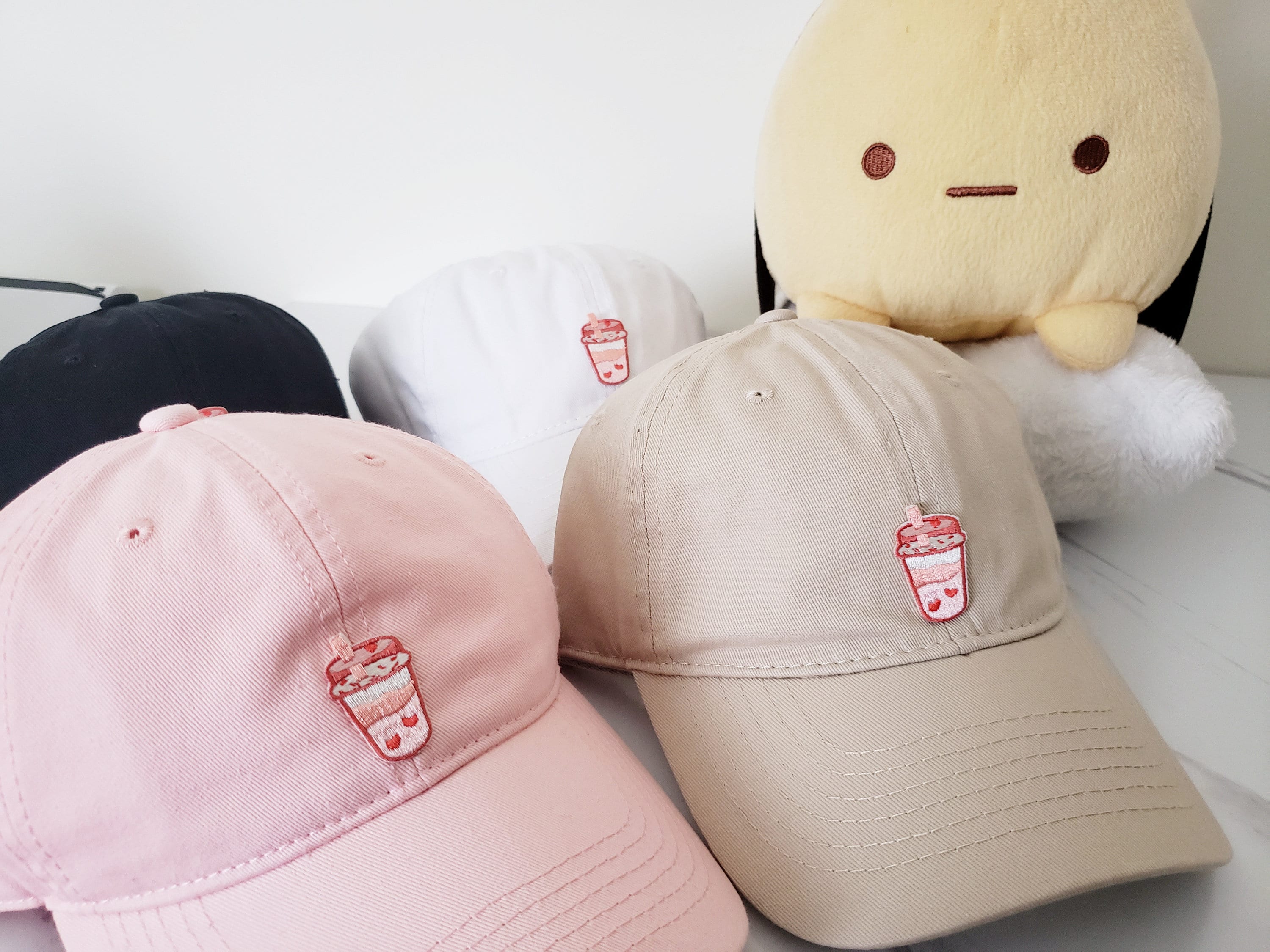 Boba Milk Tea Hat Boba Baseball/Dad Cap Baseball/Dad Cap - Etsy.de