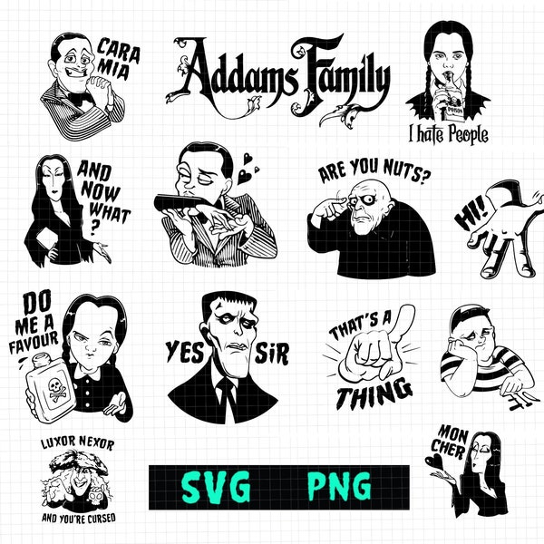 Addams Family - Etsy