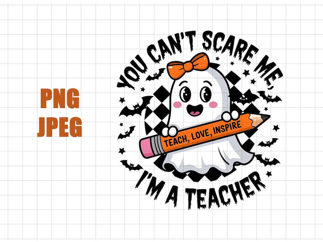 Ghost Teacher Halloween Png, Spooky Teacher, Clipart, Halloween Teacher ...