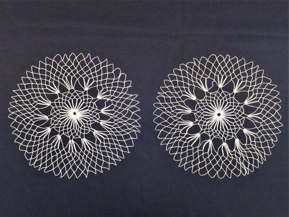 Delicate Starched Heirloom Doilies | Etsy
