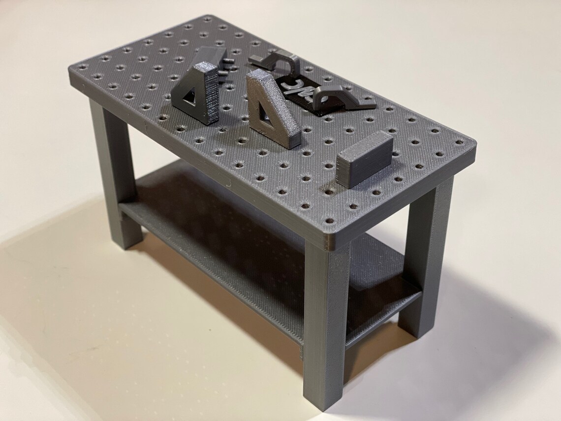 1/10 Scale Welding Table With Fixtures - Etsy