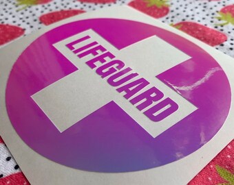 Lifeguard Decal - Etsy