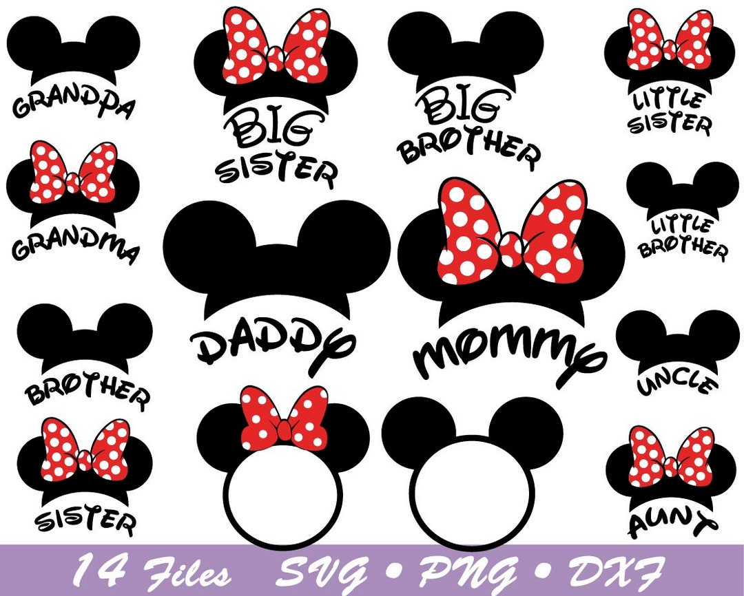 Mouse Head Svg, Mouse Svg, Mouse Half Svg, Kids Birthday Svg, Family ...