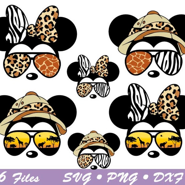 Mickey Glasses Svg - Etsy