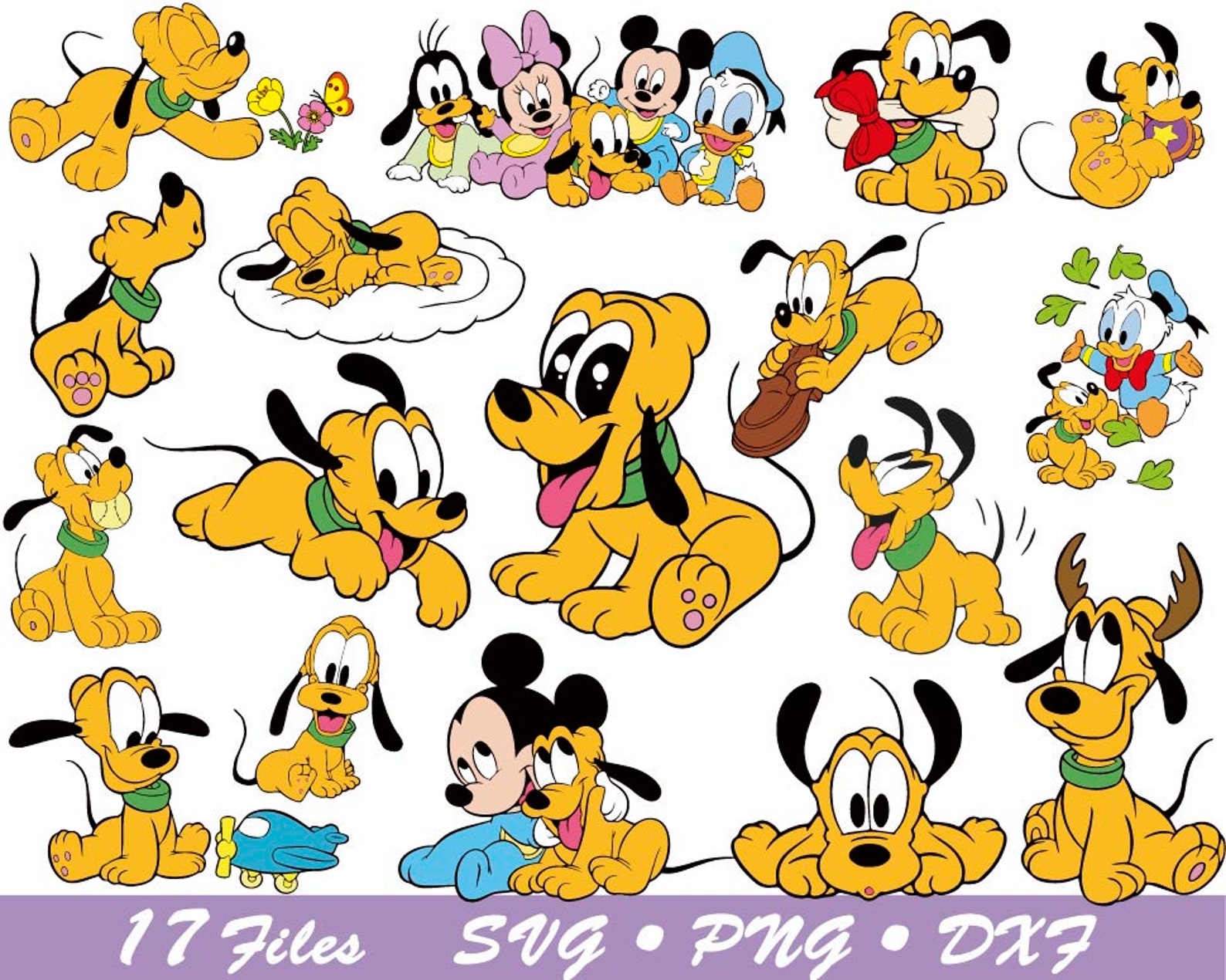 Pluto Babies Png Baby Pluto Svg Pluto Dog Svg Pluto Svg - Etsy