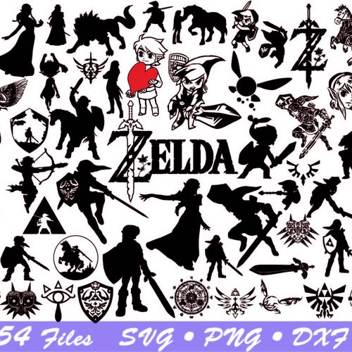 Zelda Game Legend of Zelda Z Bundle Logo Zelda Svg Cricut - Etsy