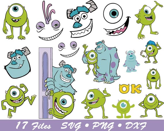 Disney Monsters Inc Svg Monsters Svg Sully Svg Randall Svg - Etsy UK