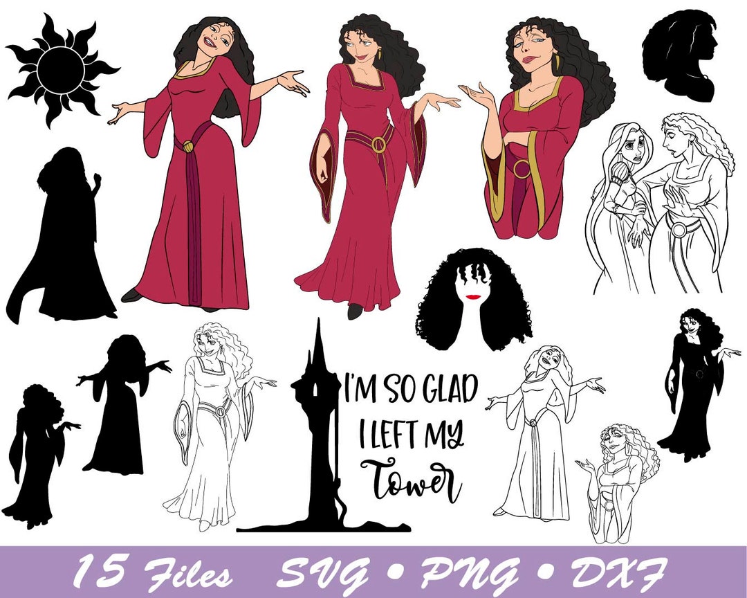 Mother Gothel Coloring Page