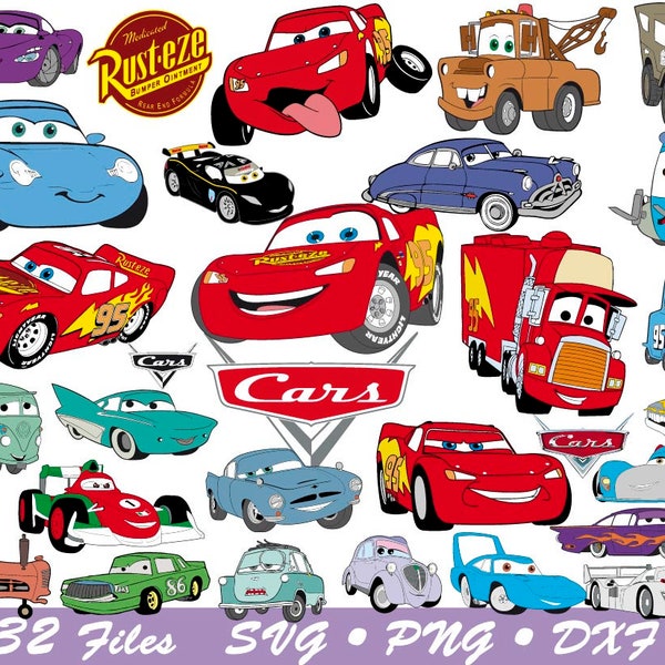 Cars Movie Svg - Etsy