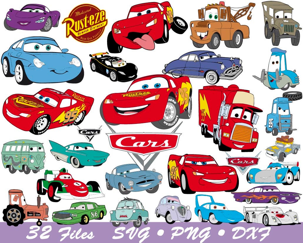 Cars Svg Race Car Svg Cars Svg Lightning Svg Car - Etsy