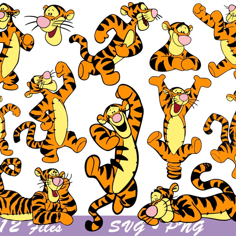 Tigger Svg - Etsy
