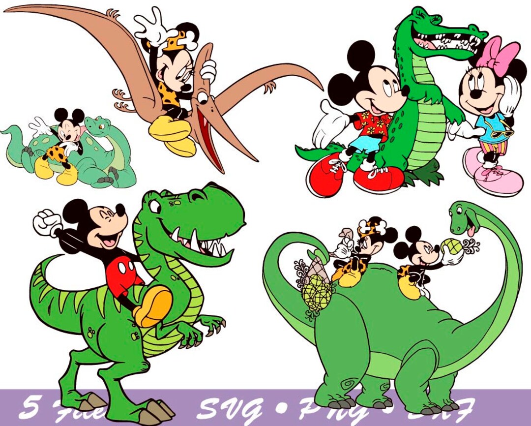 Dinosaur Mouse Svg Bundle, Dinosaur Svg, Mouse Dino Party Svg Png ...