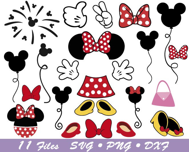 Minnie Mouse Body Parts