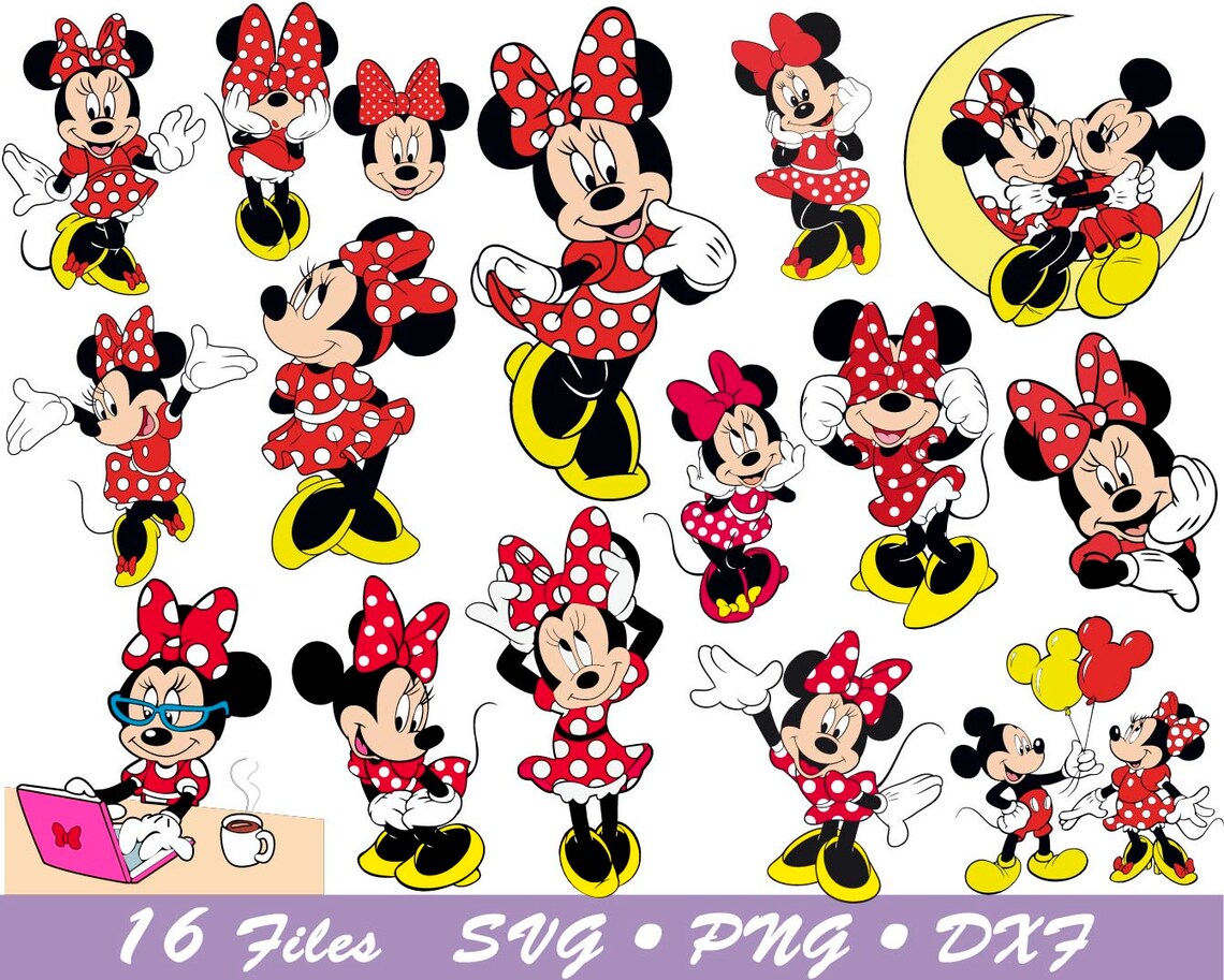 Mouse Svg Mouse Svg Red Dress Polka Dots Polkadots Svg Head - Etsy