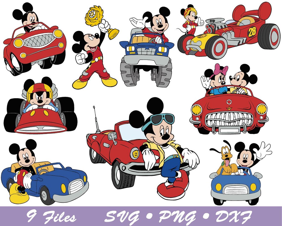 Mouse Car Race Svg Mouse Svg Png Dxf Roadster Racer Mouse - Etsy UK