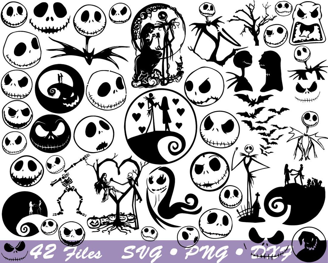 Jack Svg, Sally Svg, Kids Birthday Svg, Family Birthday Party Svg ...