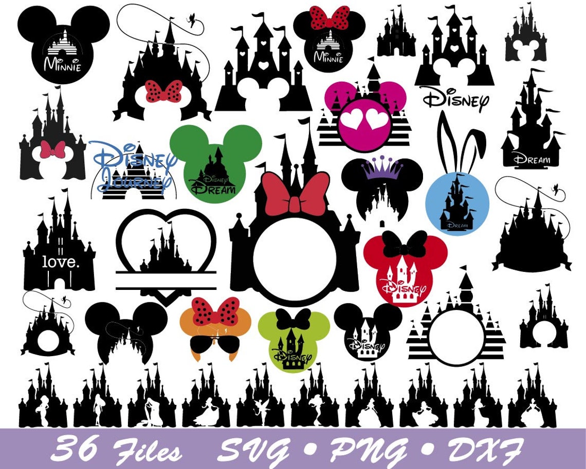 Castle Svg Bundle Princess Svg Castle Clipart Family - Etsy