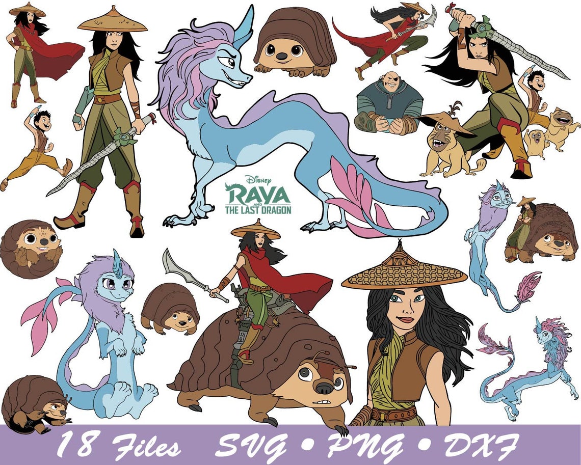 Raya Svg Raya Svg Bundle Raya and the Last Dragon Svg Sisu - Etsy