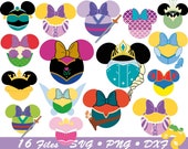 Mouse Shaped Svg Princess Mouse Head Svg Layered Mouse Ears - Etsy