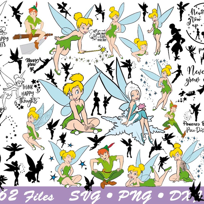 Tinkerbell Svg - Etsy