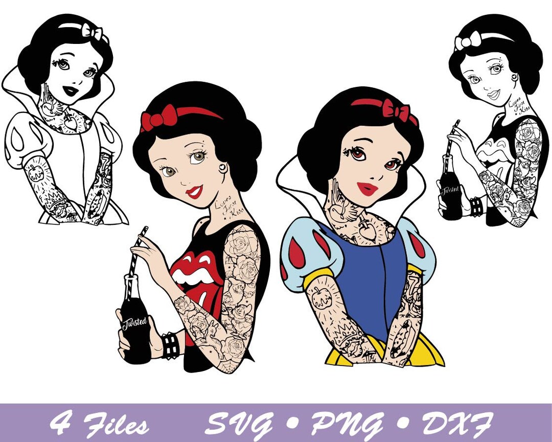 Snow White Tats Svg, Snow White Svg, Snow White Png, Snow White Cricut ...