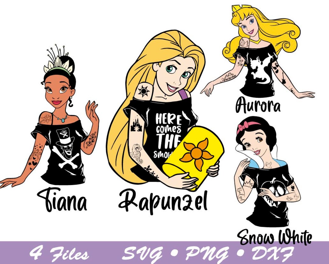 Punk Princess Svg, Punk Princess Bundle Svg, Goth Princess Svg, Goth ...