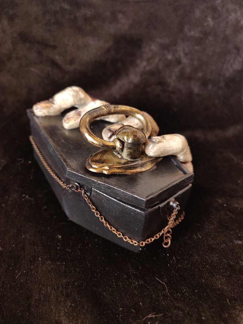 Finger Coffin Handmade Scary Jewelry Box With Fingers - Etsy