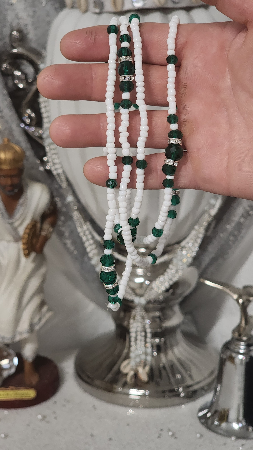 Elekes Obatala Alaguema (collar) Necklace Obatala Alaguema Collares ...
