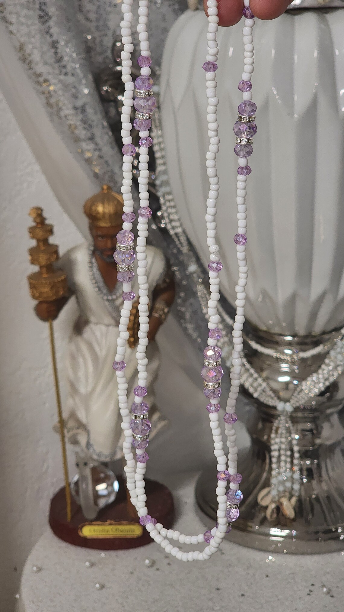 Elekes Obatala Oba Moro (collar) Necklace Obatala Moro Collares Orisha ...