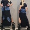 Extravagant Women Skirt, Long Women Skirt, Avant Garde Skirt With Jeans ...