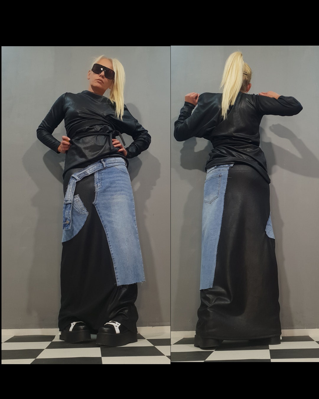 Avant Garde Women Set, Women Skirt Outfit, Women Fashion Set ...