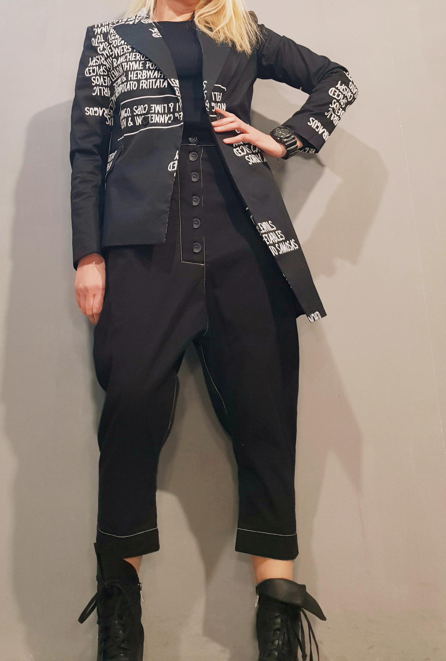 Extravagant Short Long Jacket, Asymmetrical Blazer, Avant Garde Women ...