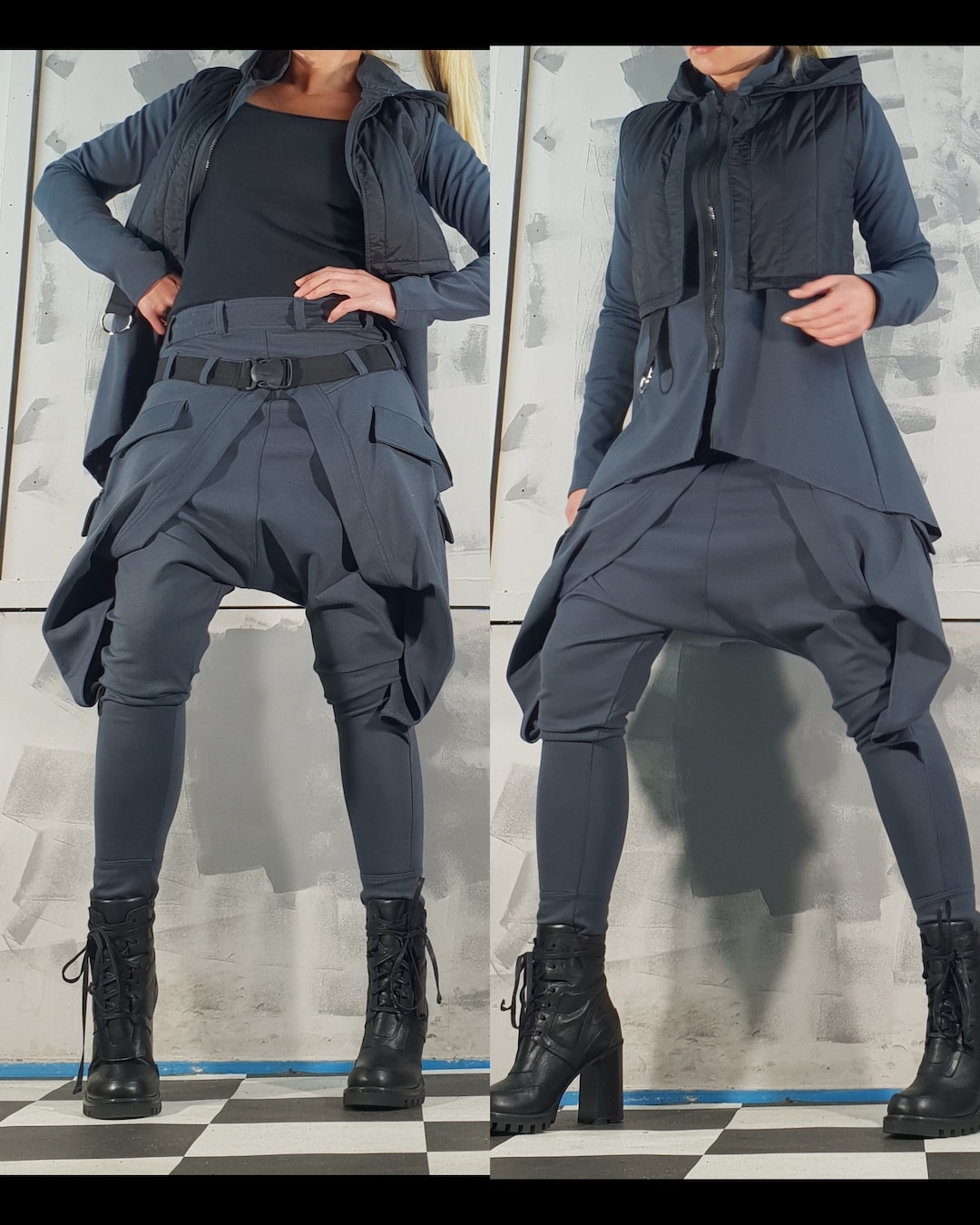 Avant Garde Two Parts Set, Extravagant Women Costume, Avant Garde ...