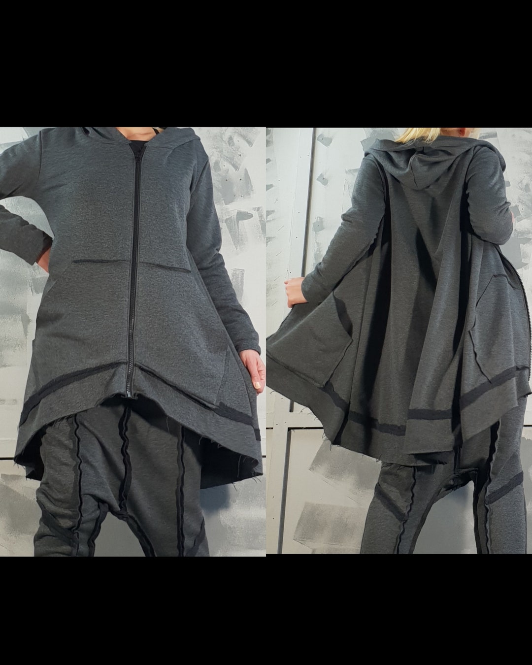 Extravagant Hoodie Jacket, Plus Size Hoodie, Long Sleeved Hoodie ...