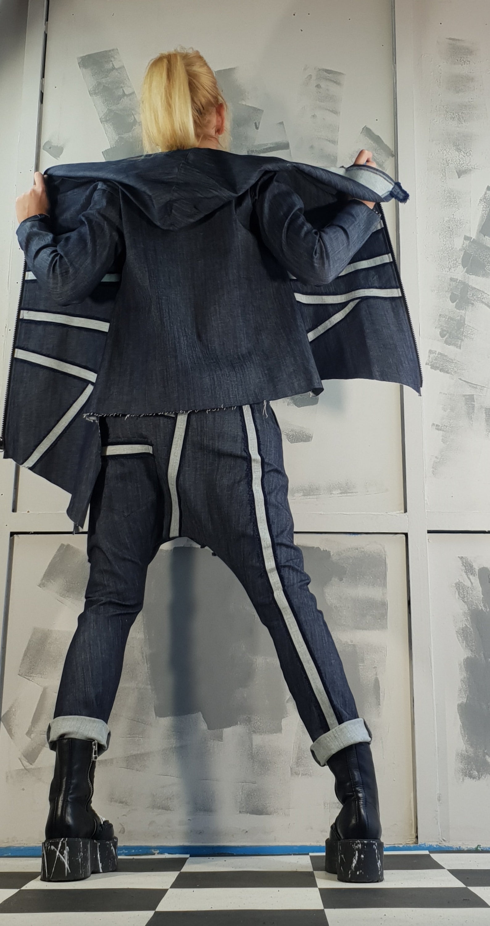 Avant Garde Two Parts Set Extravagant Women Costume Avant - Etsy